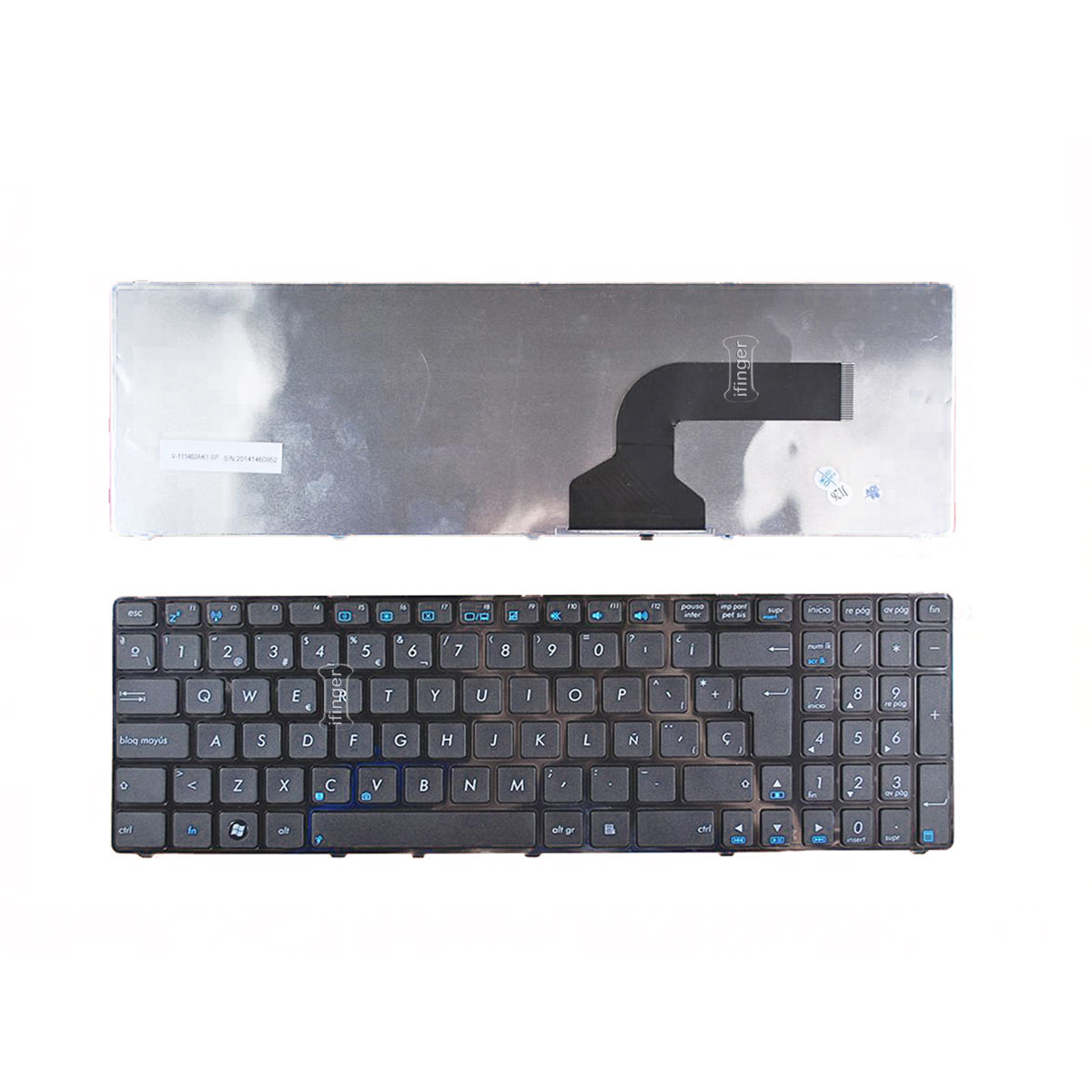 Keyboard sp Repuesto Teclado ESPAÑOL ASUS K53 K53E N53J 13089